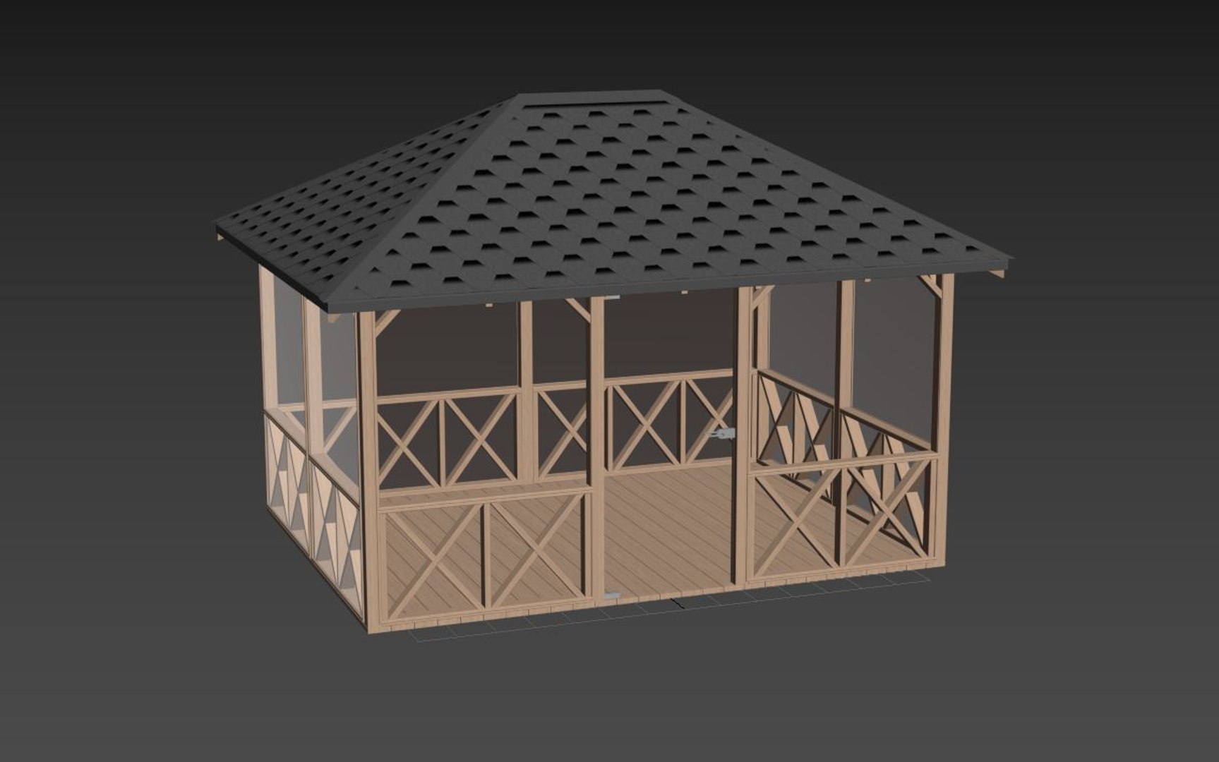 3D Model Pavilion - TurboSquid 2089092