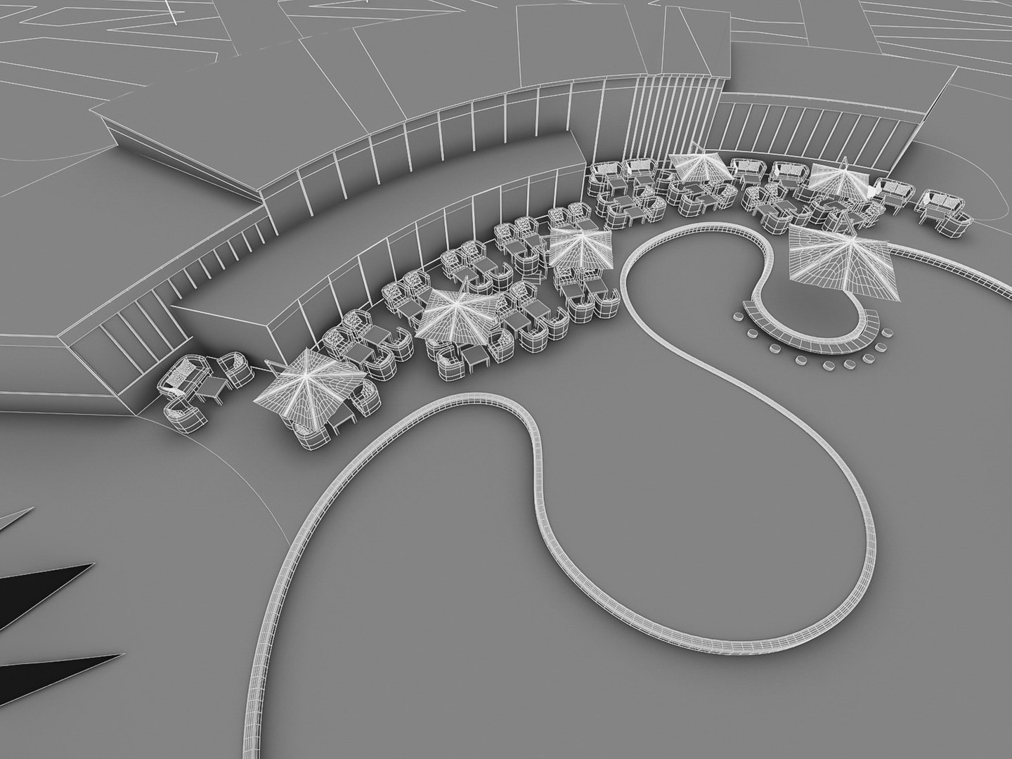 3D Health Spa Resort Model - TurboSquid 1751192