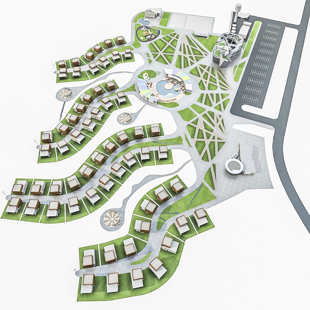 3D Health Spa Resort Model - TurboSquid 1751192