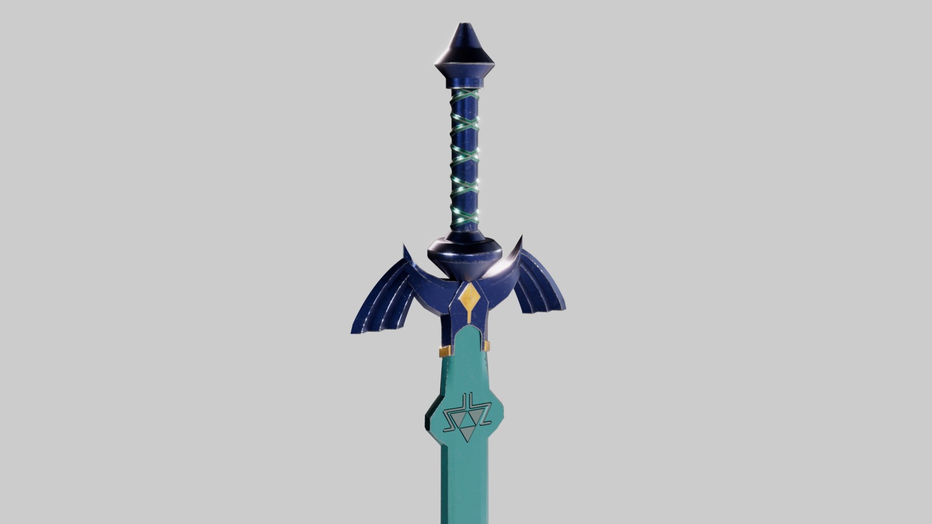 3D BOTW - MasterSword - TurboSquid 2161230