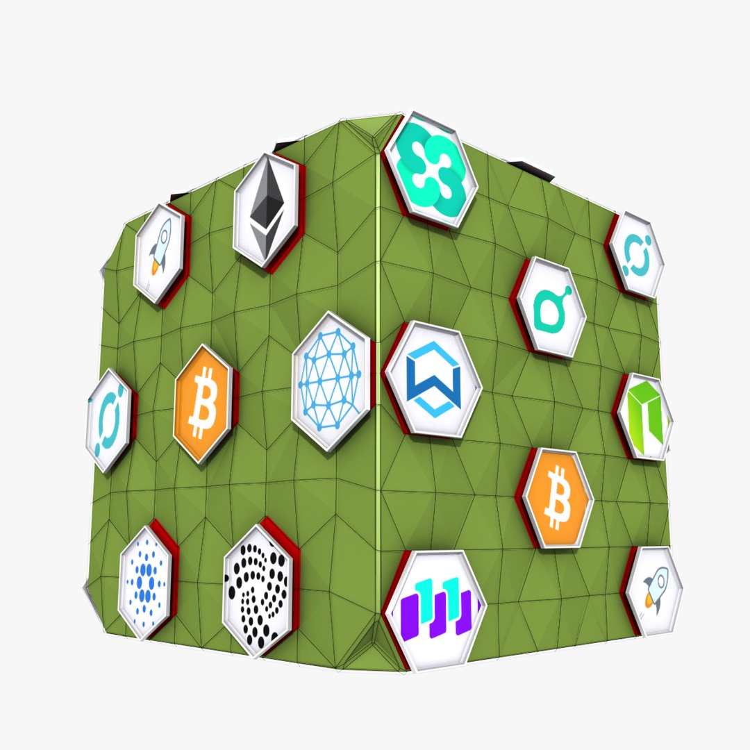 3D Atomic Blockchain - TurboSquid 1284483