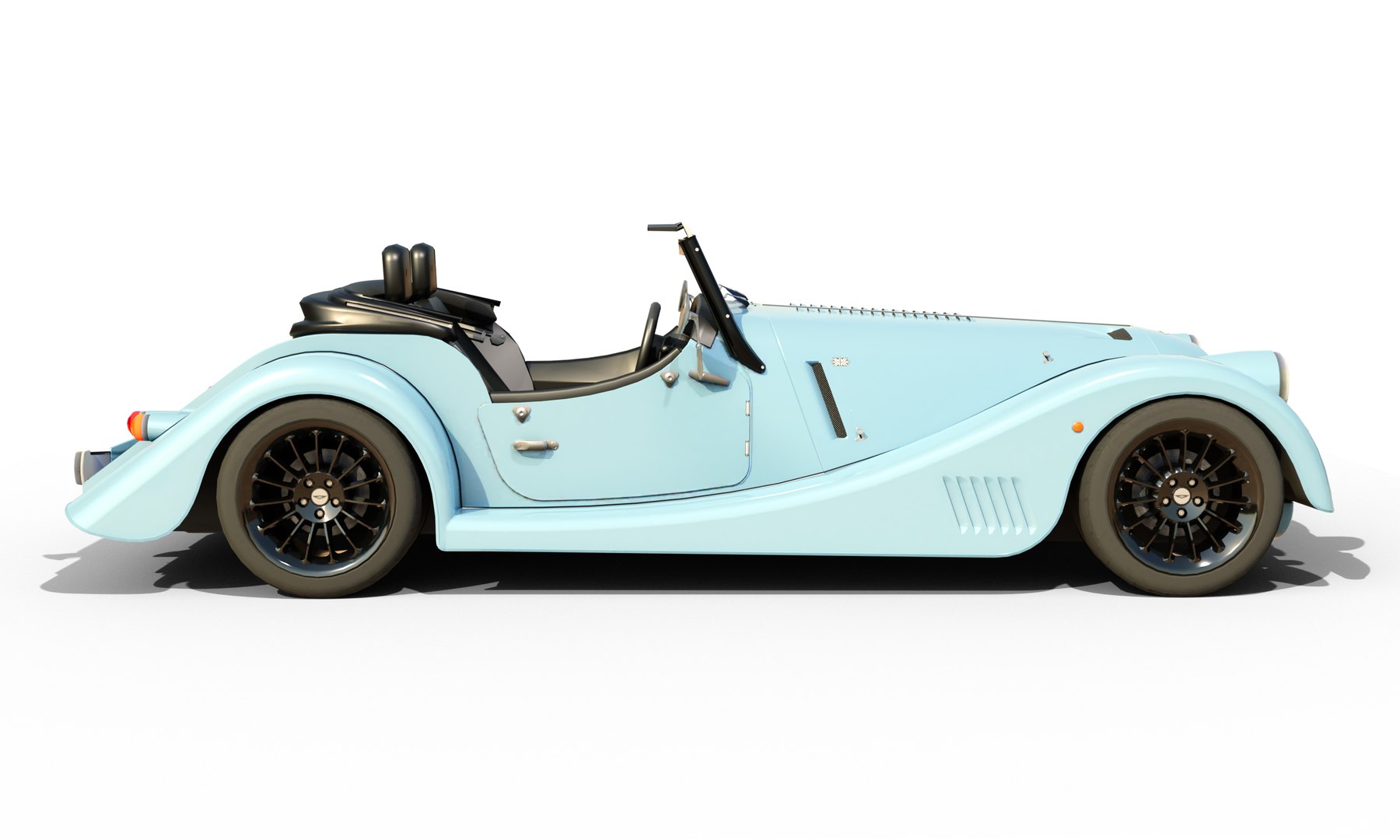 3D Model Morgan Plus Six 3D - TurboSquid 2167230