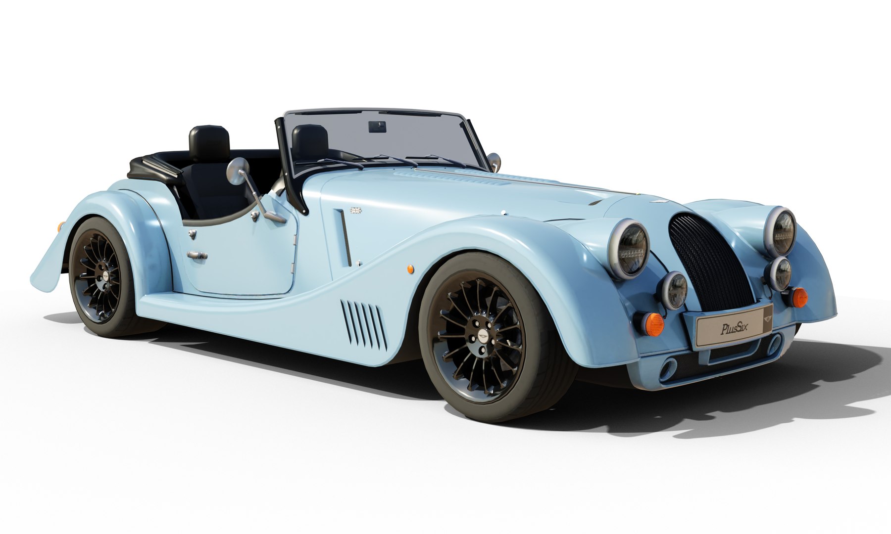 3D Model Morgan Plus Six 3D - TurboSquid 2167230