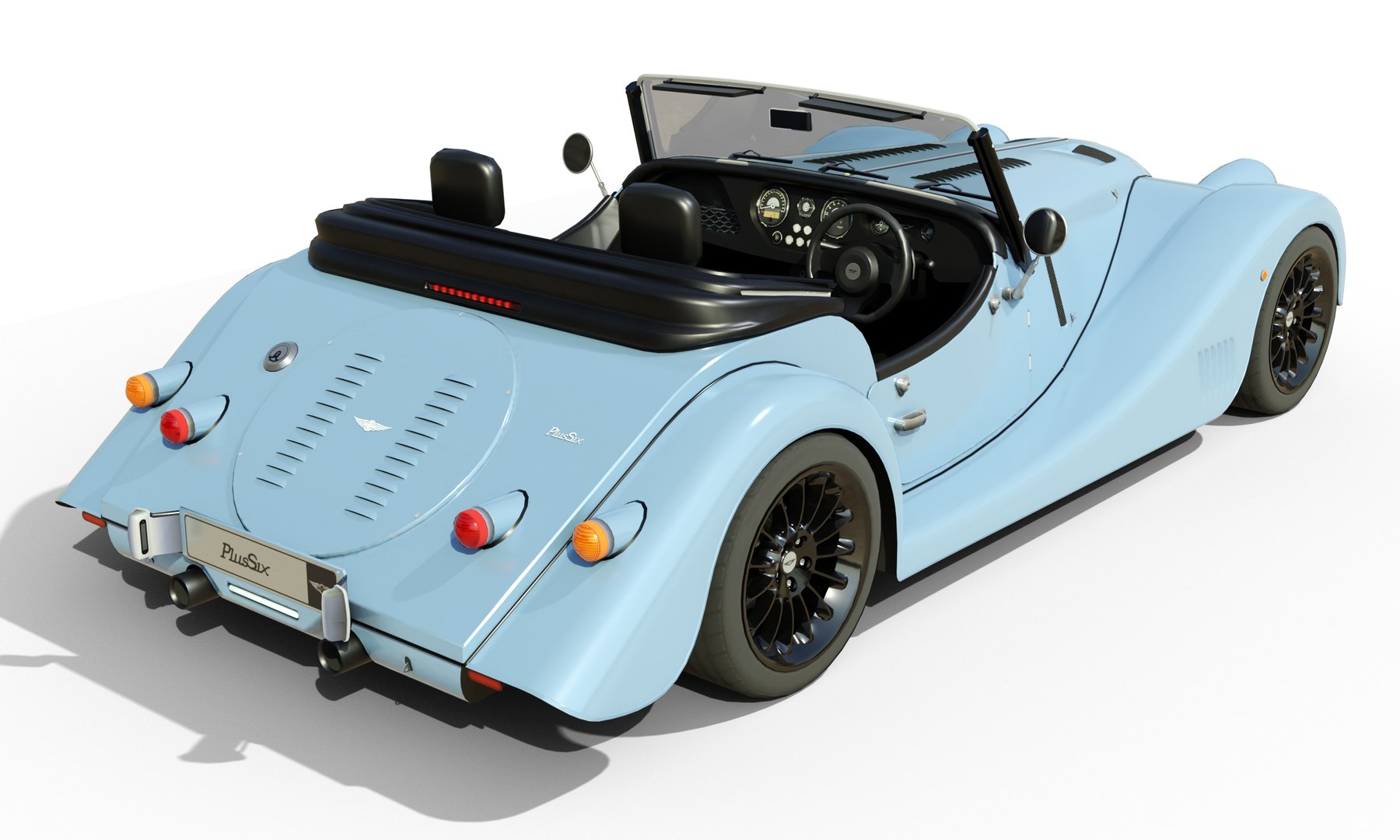 3D Model Morgan Plus Six 3D - TurboSquid 2167230
