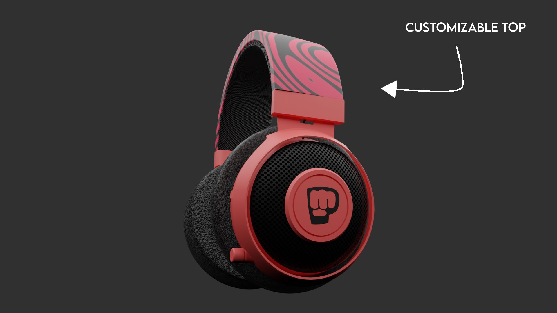 Razer Kraken Headphones Pewdiepie Edition Model - TurboSquid 1830541