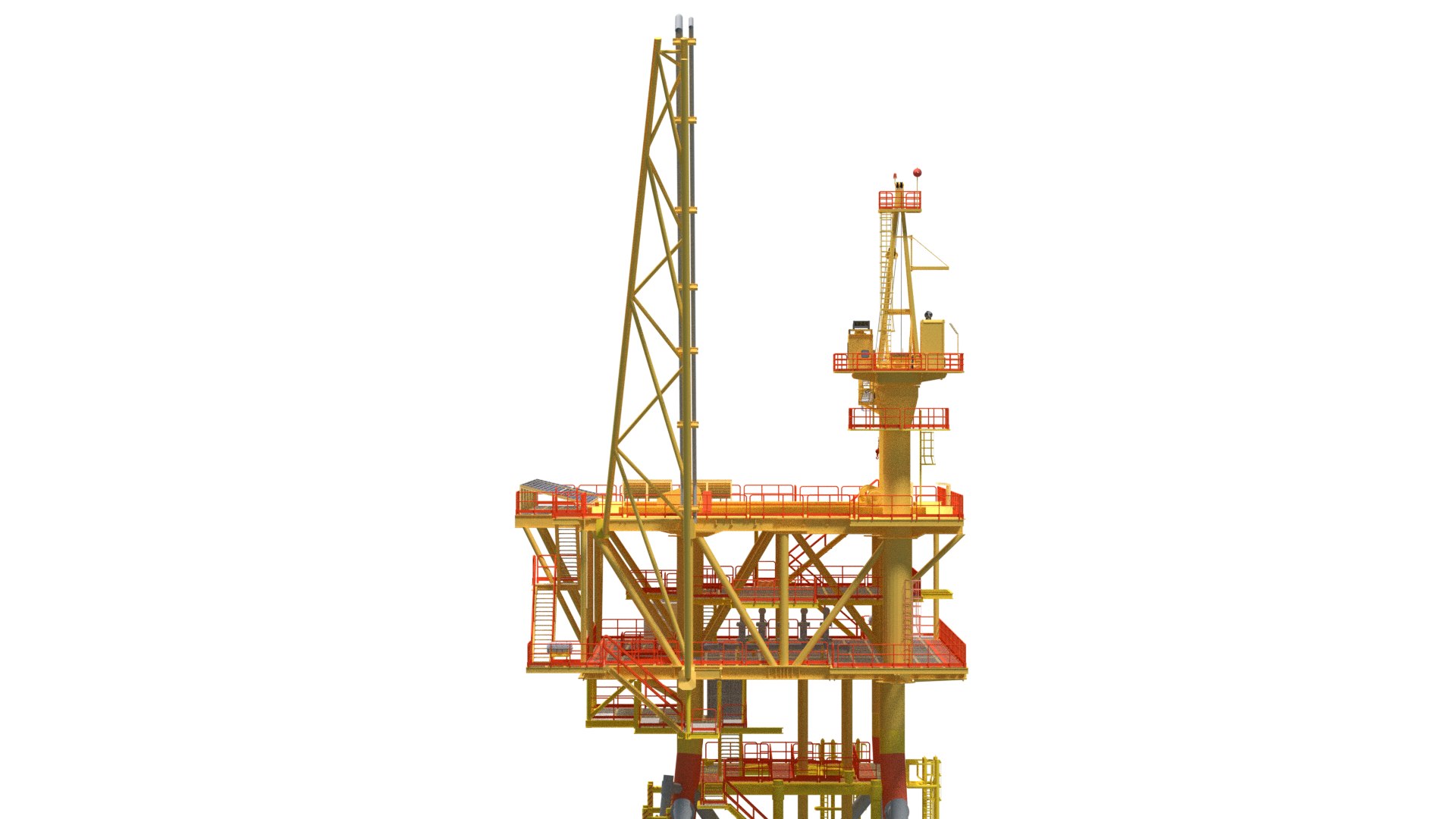 Offshore Wellhead Platform 3D Model - TurboSquid 1224509