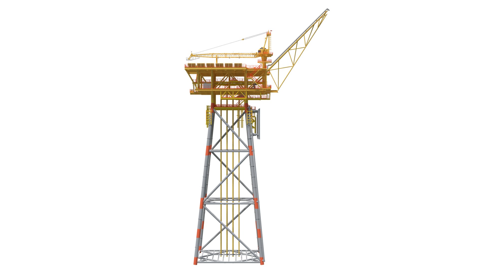 Offshore Wellhead Platform 3D Model - TurboSquid 1224509
