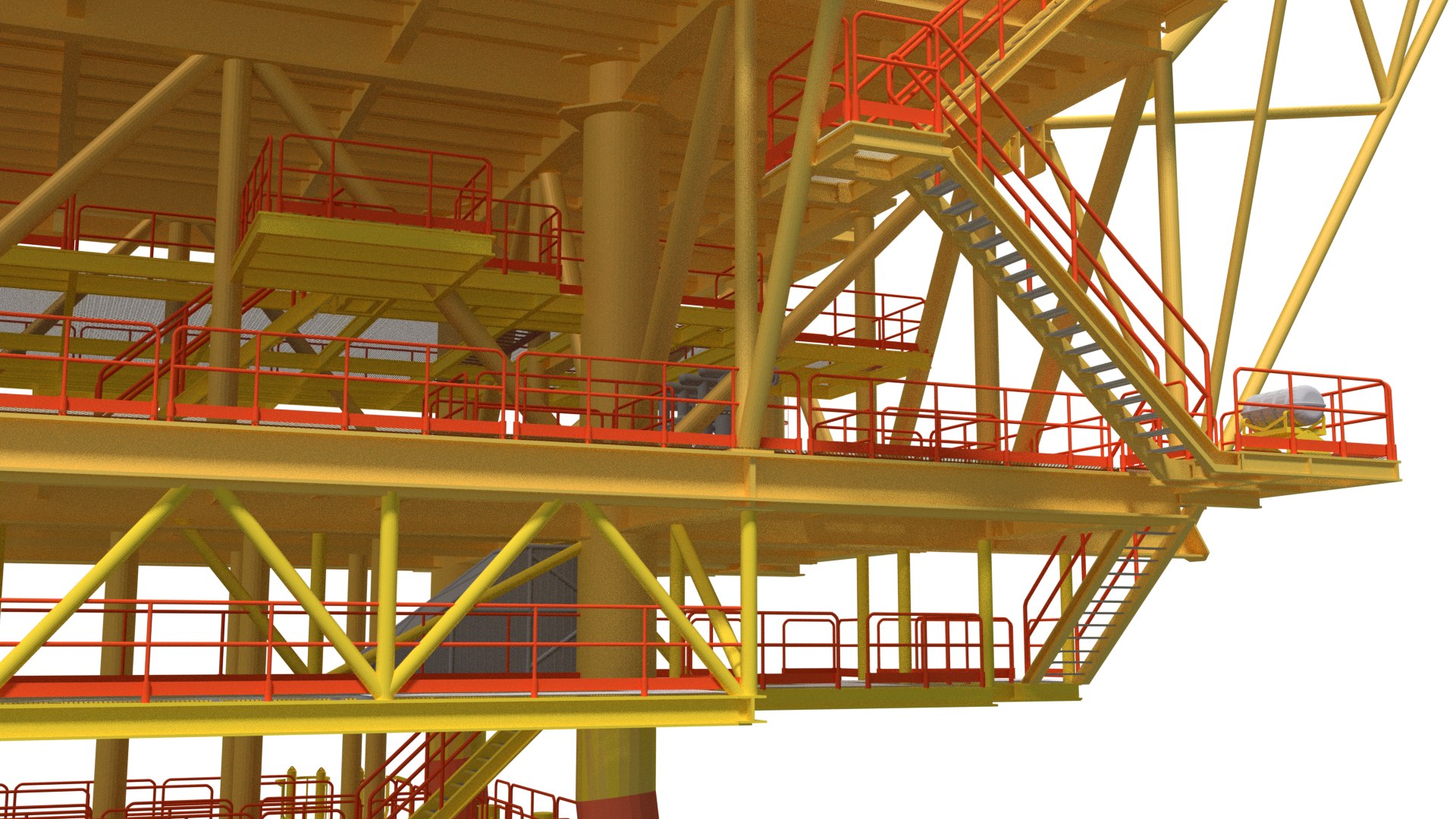 Offshore Wellhead Platform 3D Model - TurboSquid 1224509