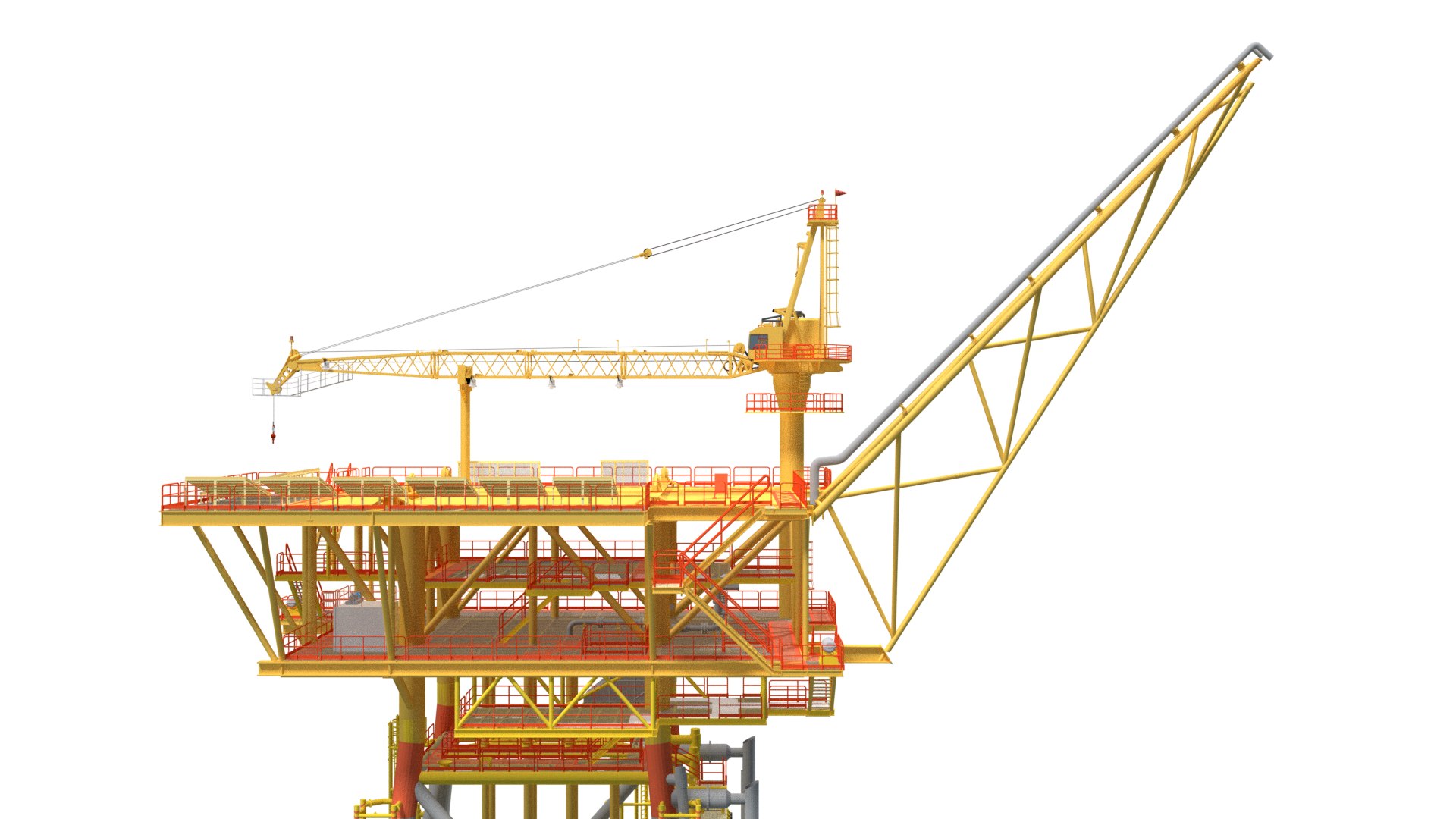 Offshore Wellhead Platform 3D Model - TurboSquid 1224509