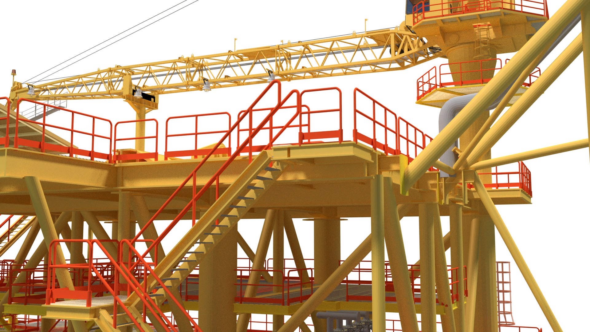 Offshore Wellhead Platform 3D Model - TurboSquid 1224509