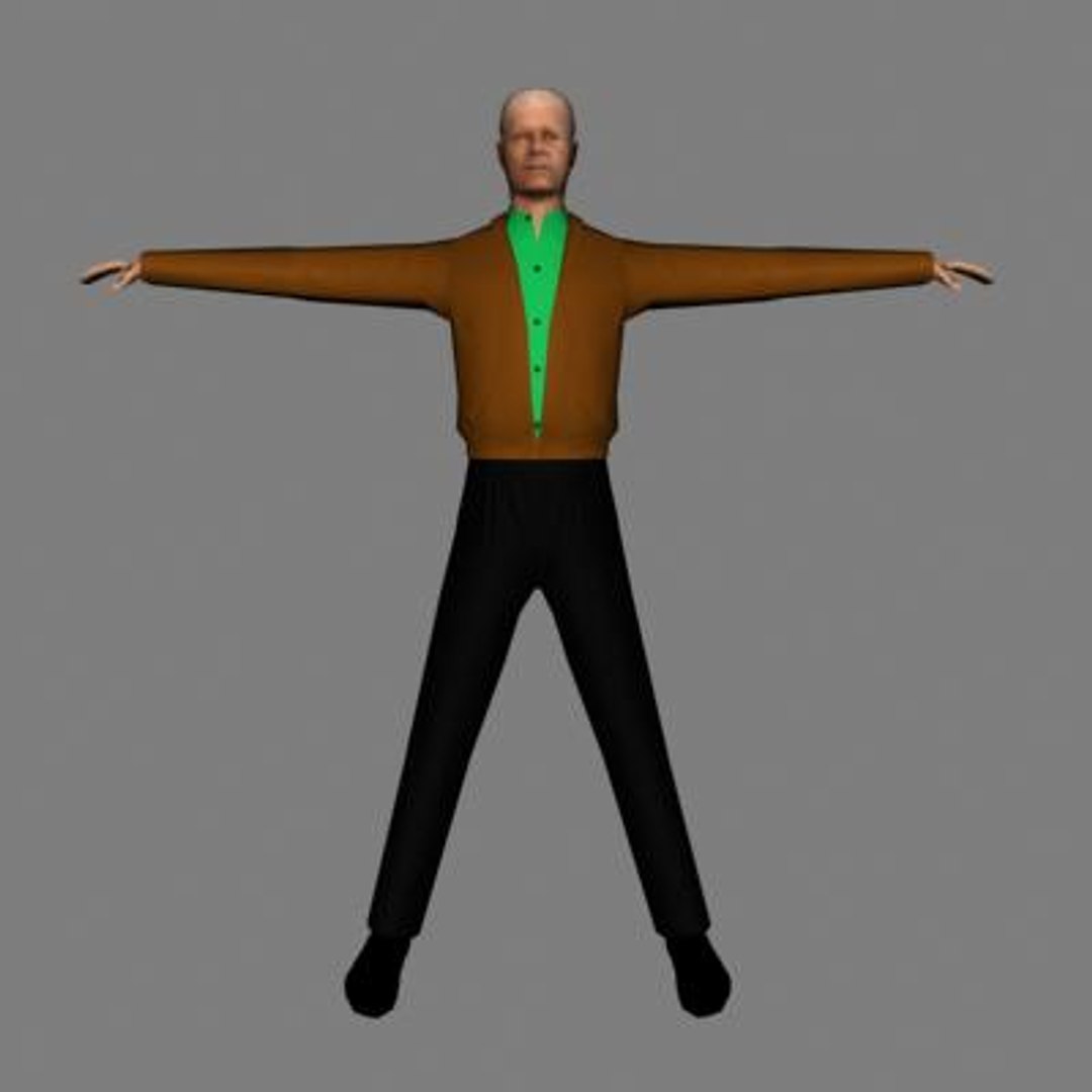 character human male 3d model