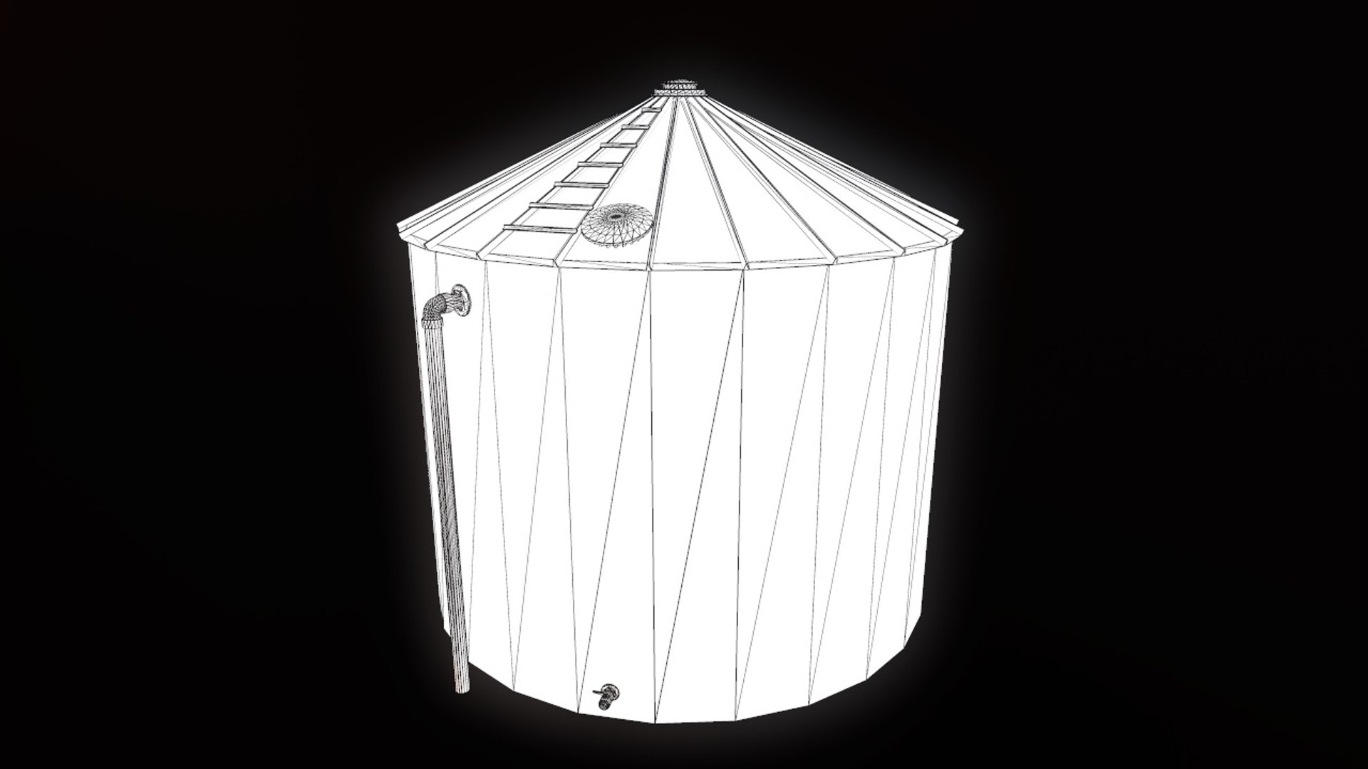 Water Storage Tank Pbr 3D Model - TurboSquid 1292080