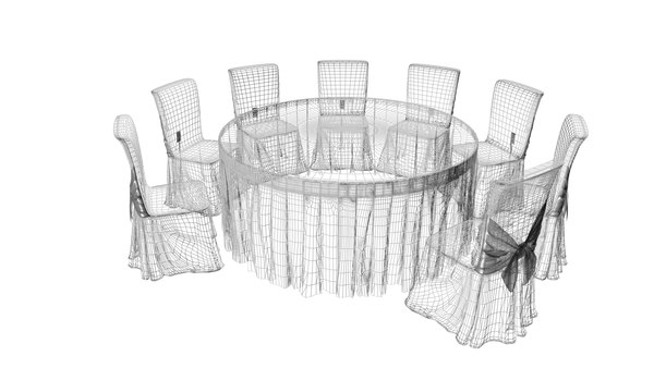 Roundtable 3D model - TurboSquid 1859655