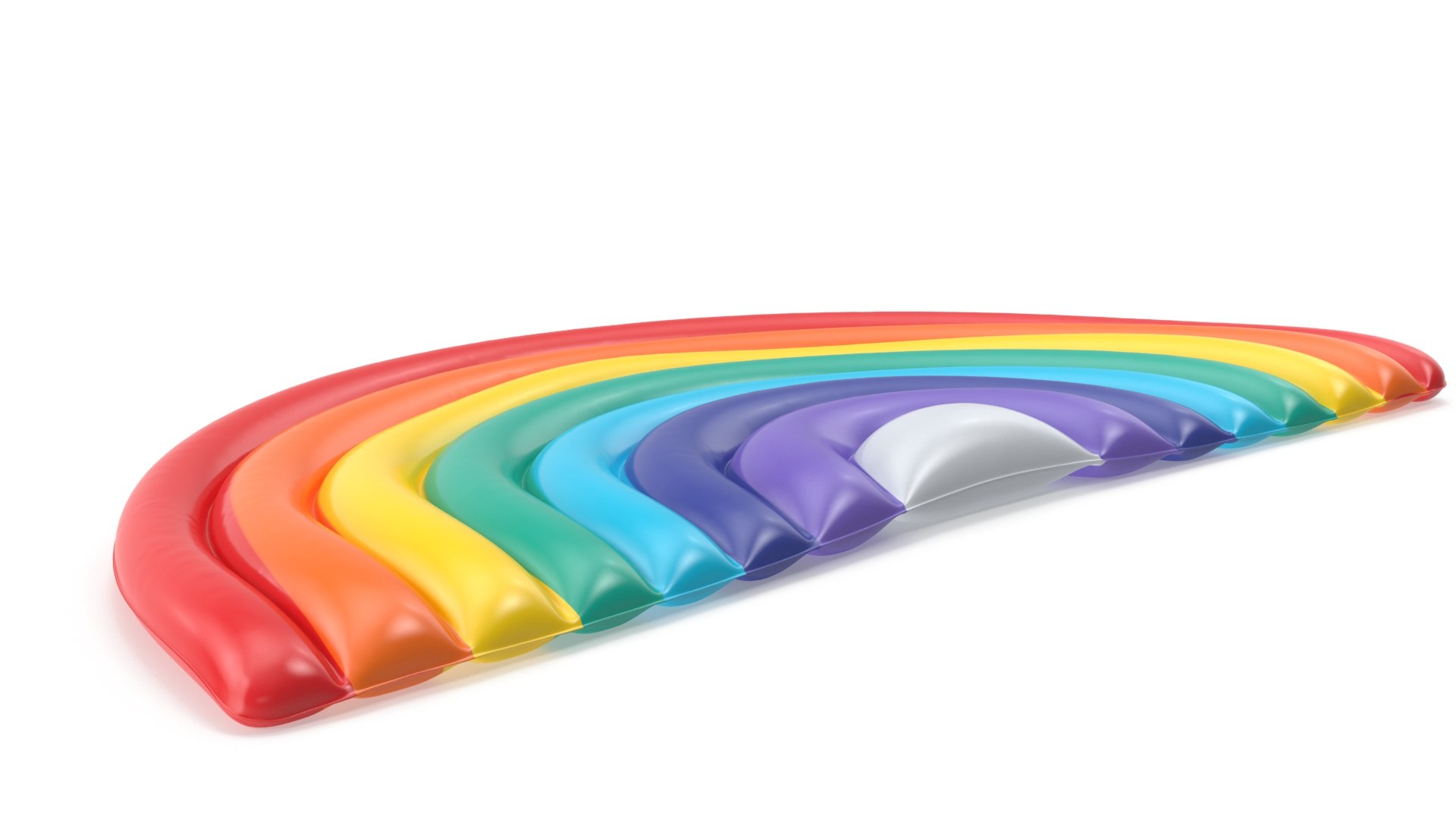 3D Model Rainbow Pool Float - TurboSquid 1753389