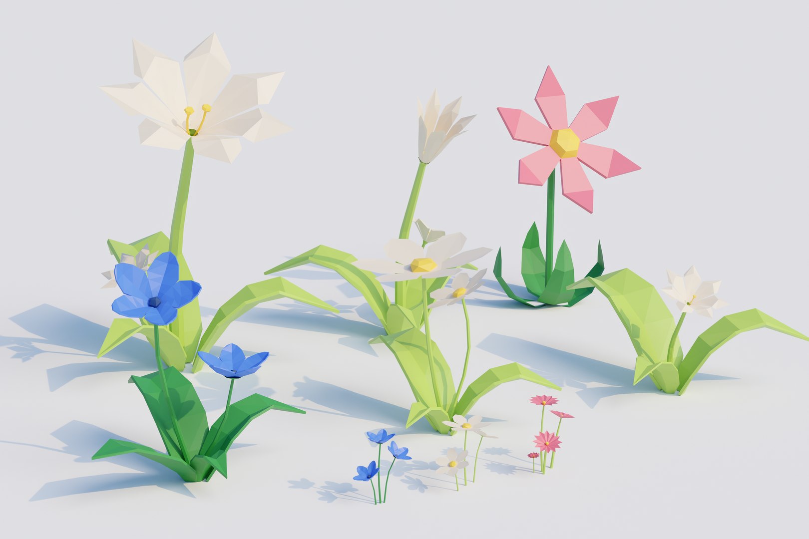 3D Model Low-Poly Forest Nature Assets - TurboSquid 2315450