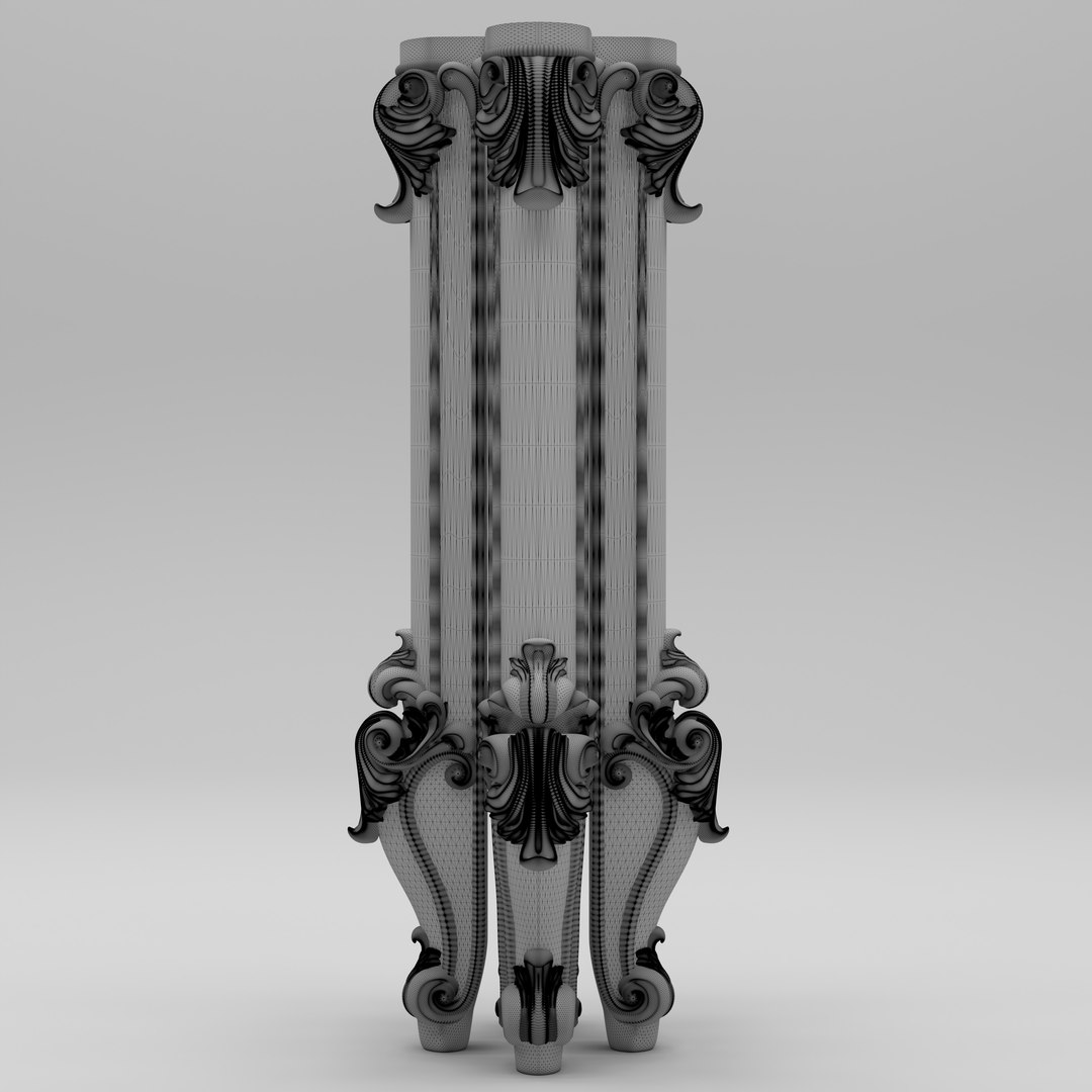 Carved Leg 3D Model - TurboSquid 2281900