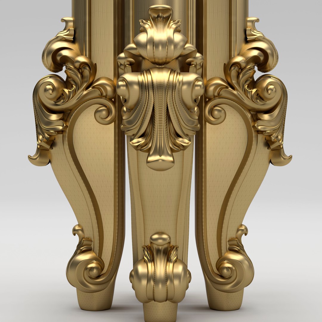 Carved Leg 3D Model - TurboSquid 2281900