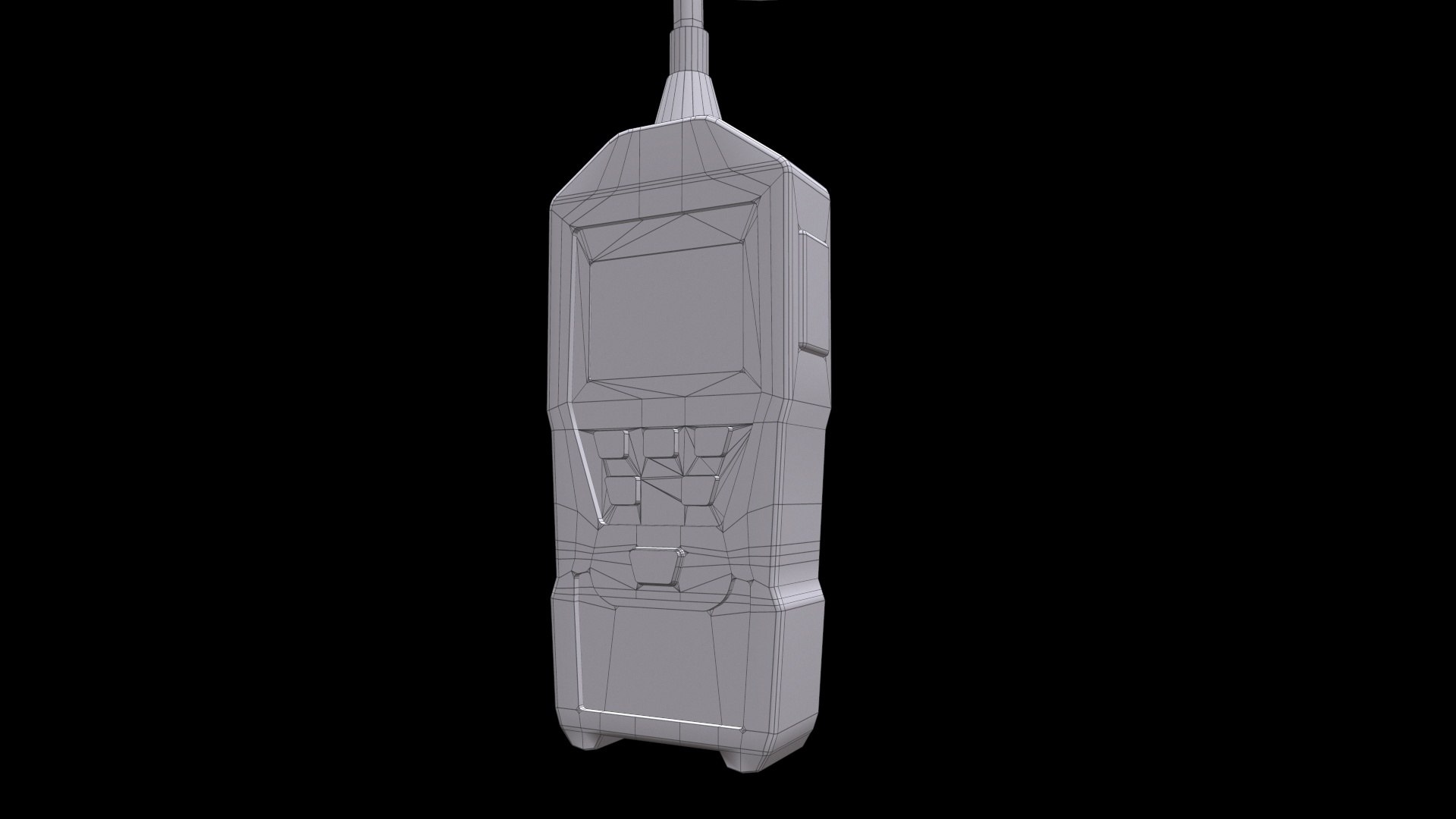 Gas Detector Low Poly 3D Model - TurboSquid 2260551