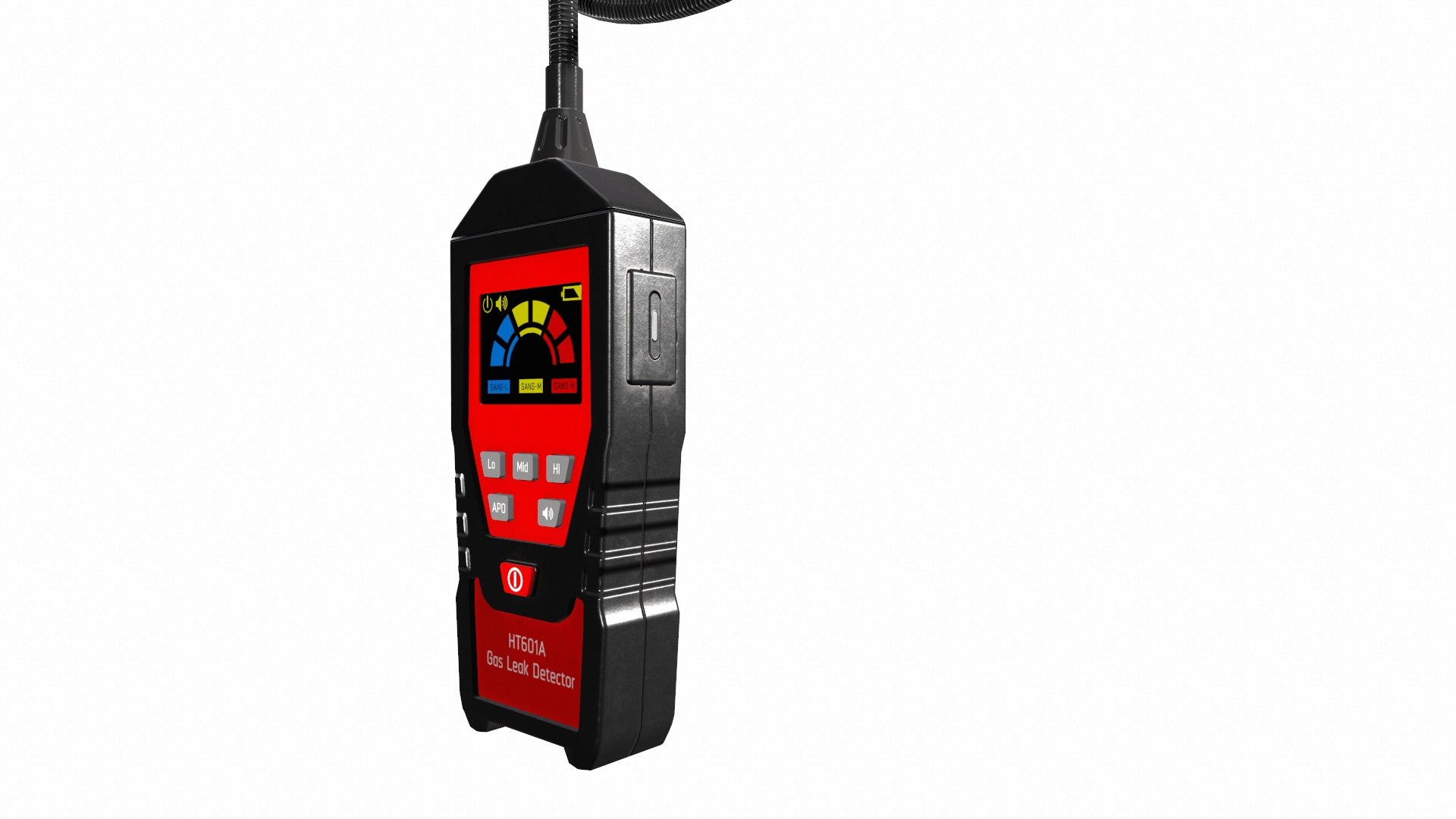 Gas Detector Low Poly 3D Model - TurboSquid 2260551