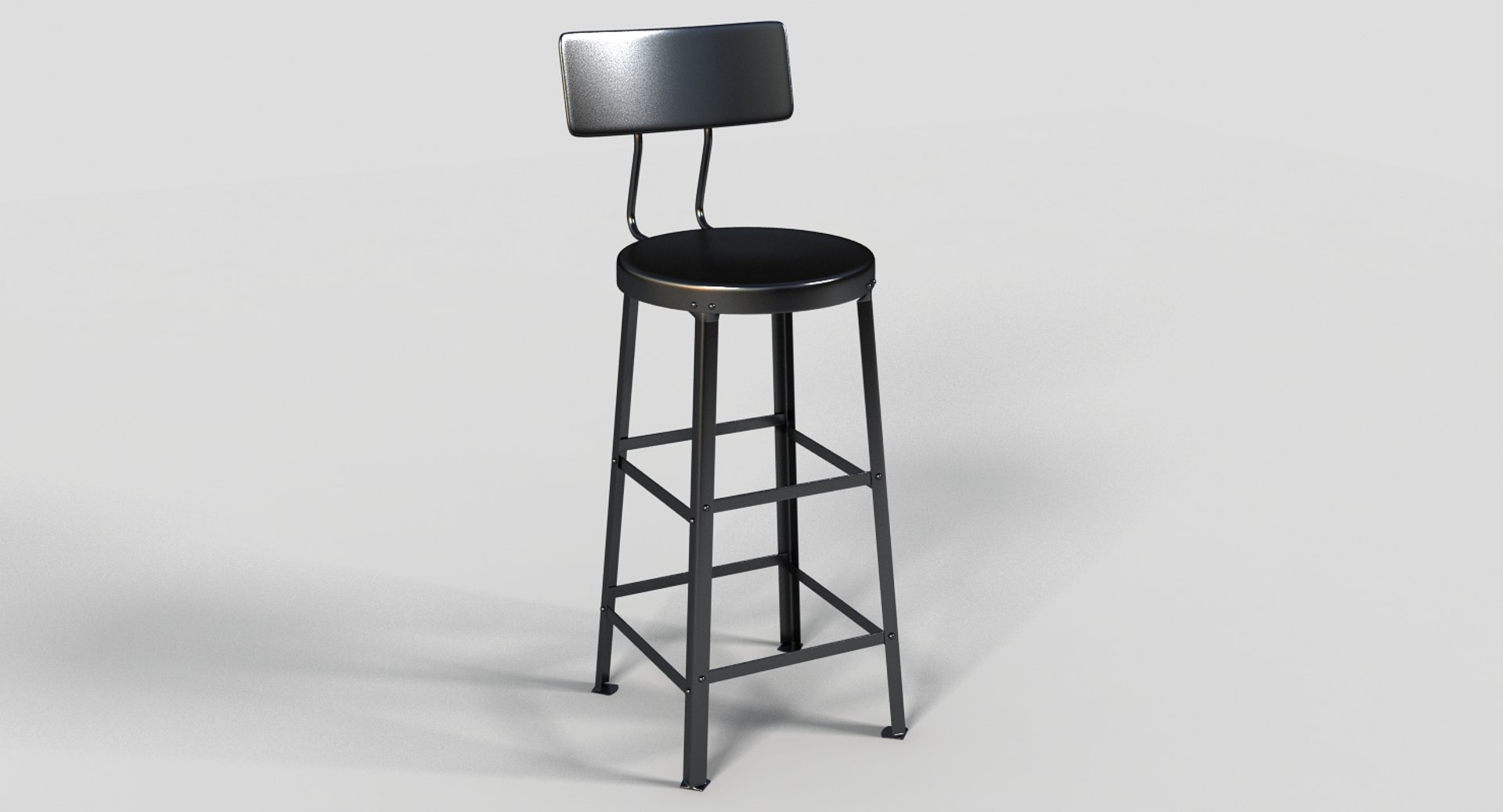 3d Model Bar Stool