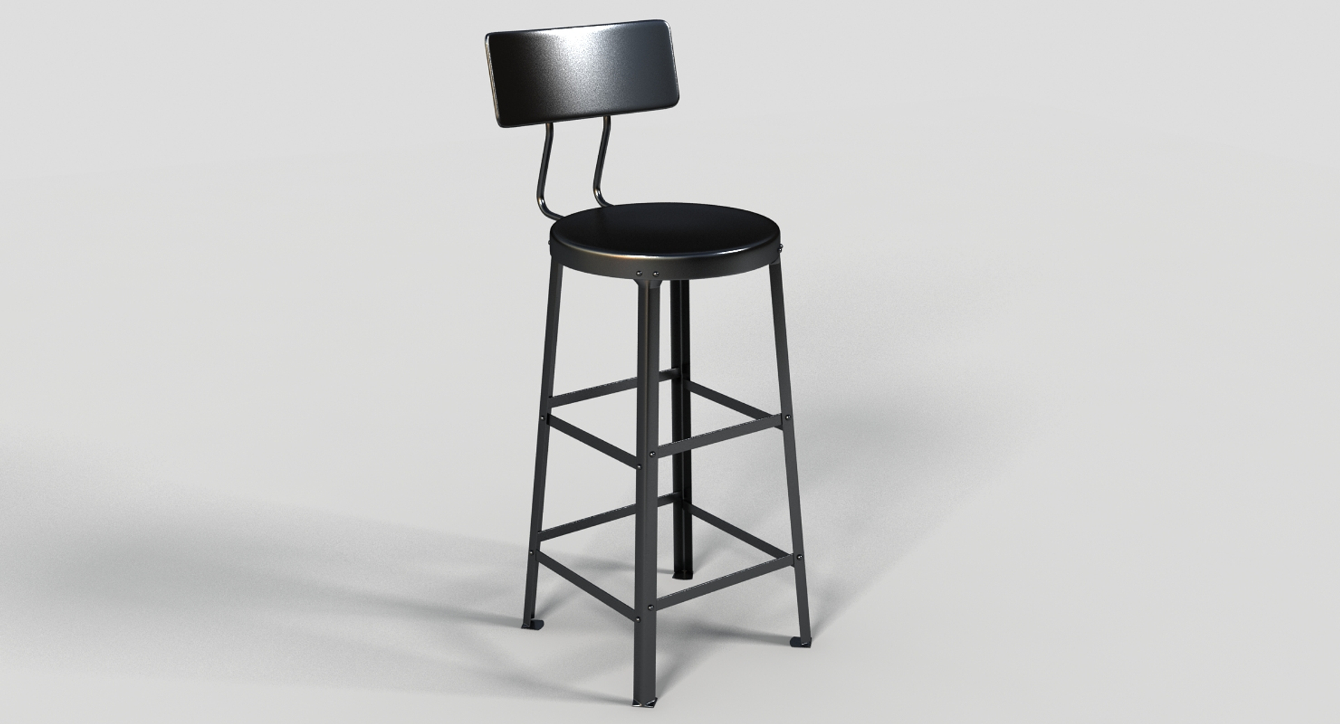 3d Model Bar Stool