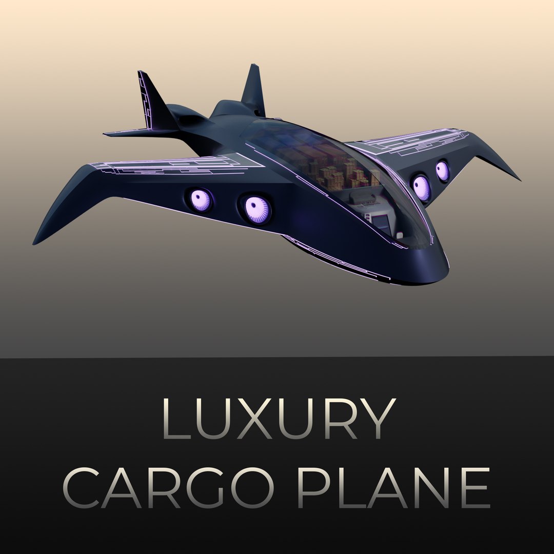Luxury Cargo Plane Model - TurboSquid 1942836