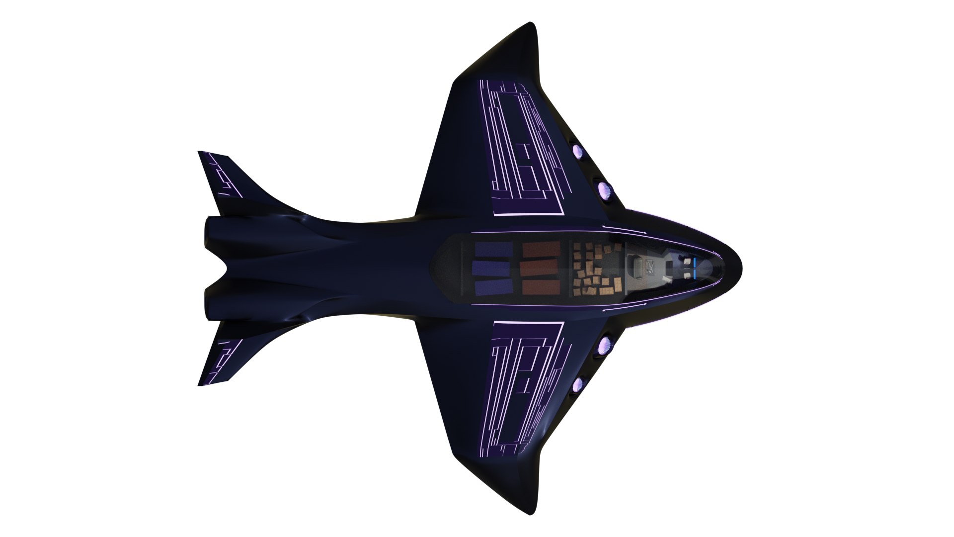 Luxury Cargo Plane Model - TurboSquid 1942836