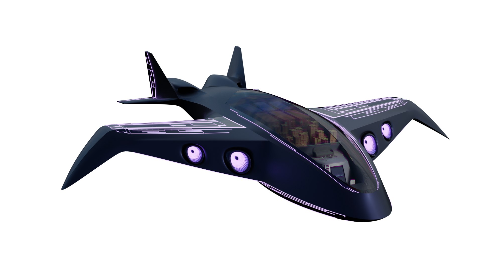 Luxury Cargo Plane Model - TurboSquid 1942836