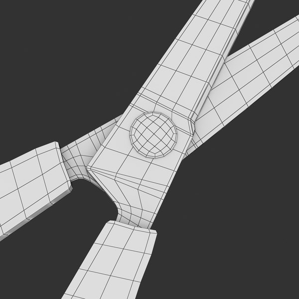 3d scissors subdivided