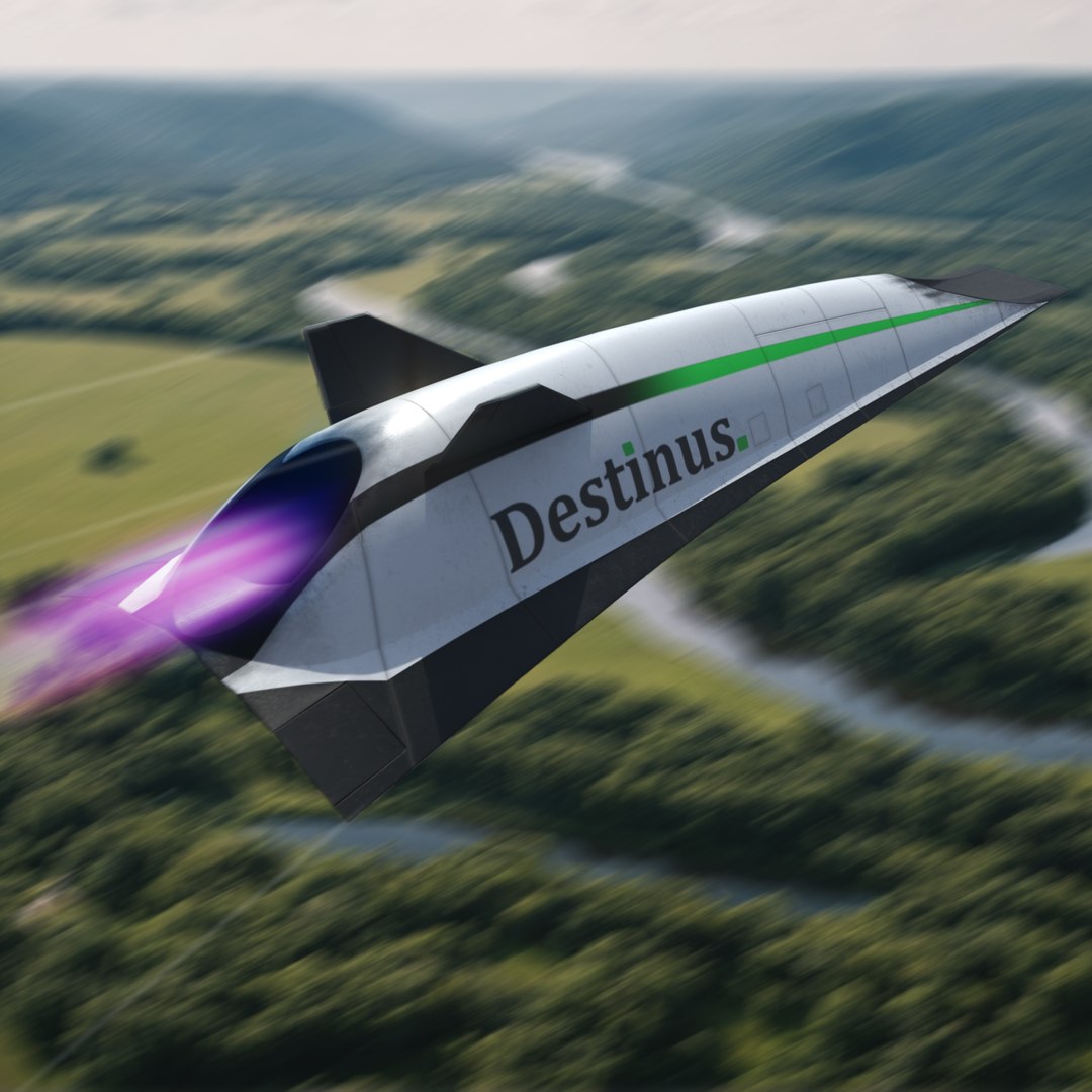 3D Hypersonic Plane Destinus S Used Rigged Model - TurboSquid 2325763