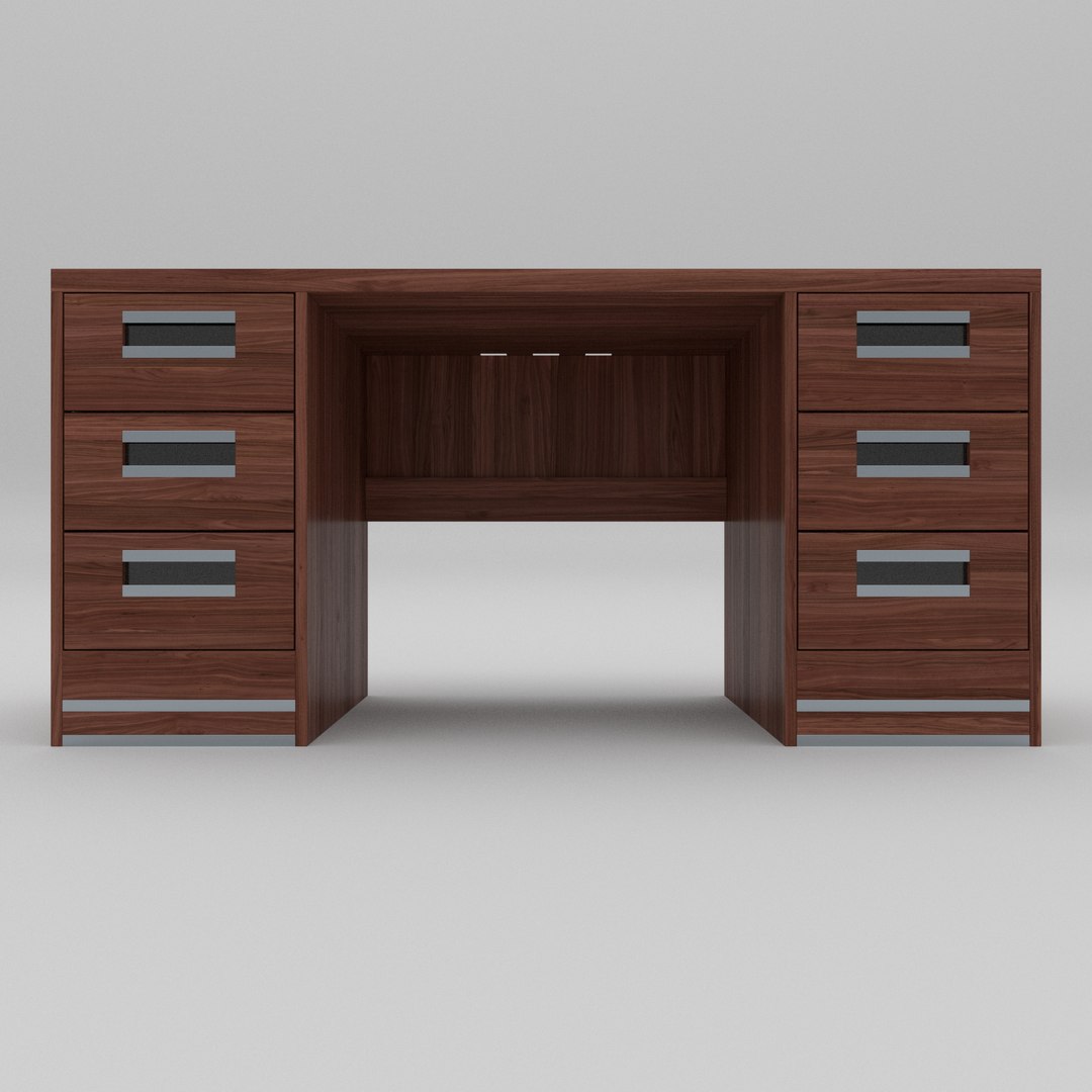 Office Table 3D Model - TurboSquid 1215223