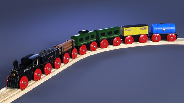 Toy Train 3D model - TurboSquid 1727822