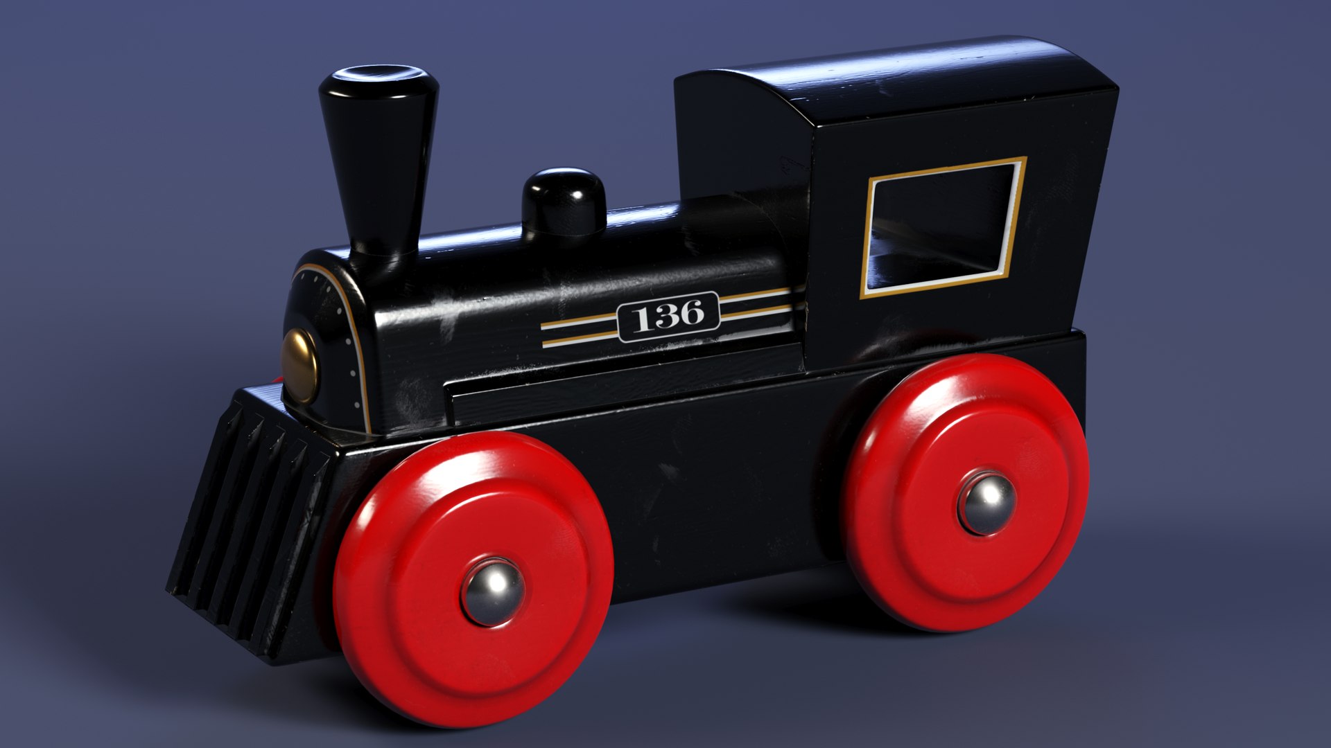 Toy Train 3D Model - TurboSquid 1727822