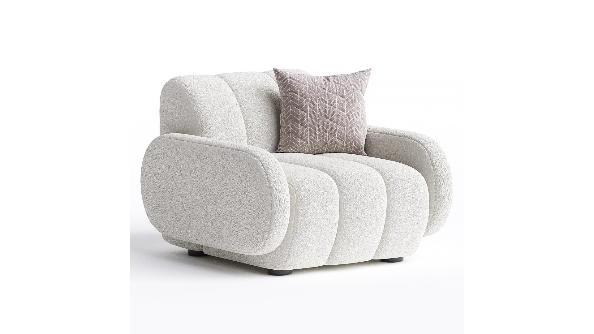 3D Jonathan Adler Brigitte Club Chair - TurboSquid 2200233