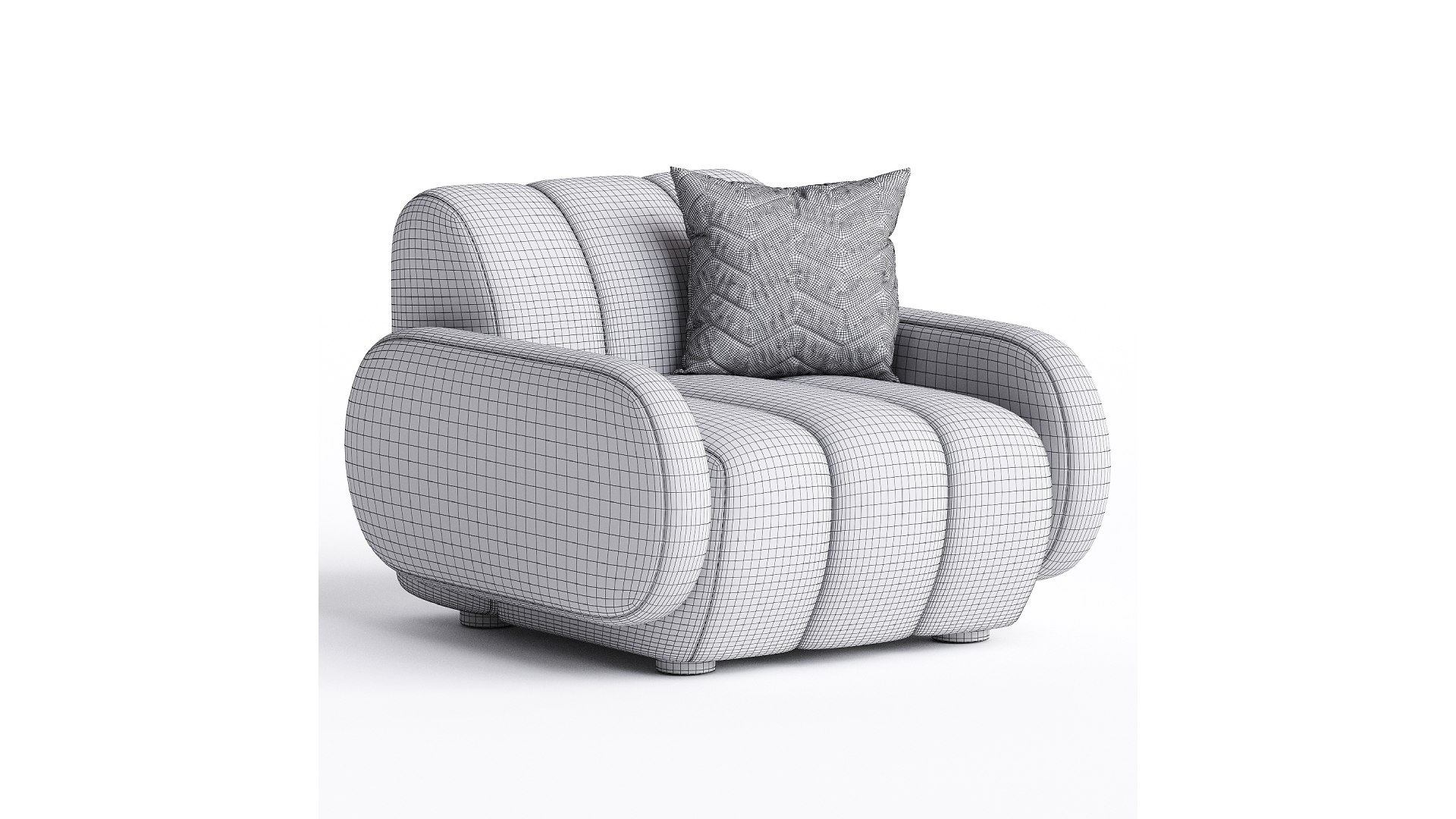 3D Jonathan Adler Brigitte Club Chair - TurboSquid 2200233