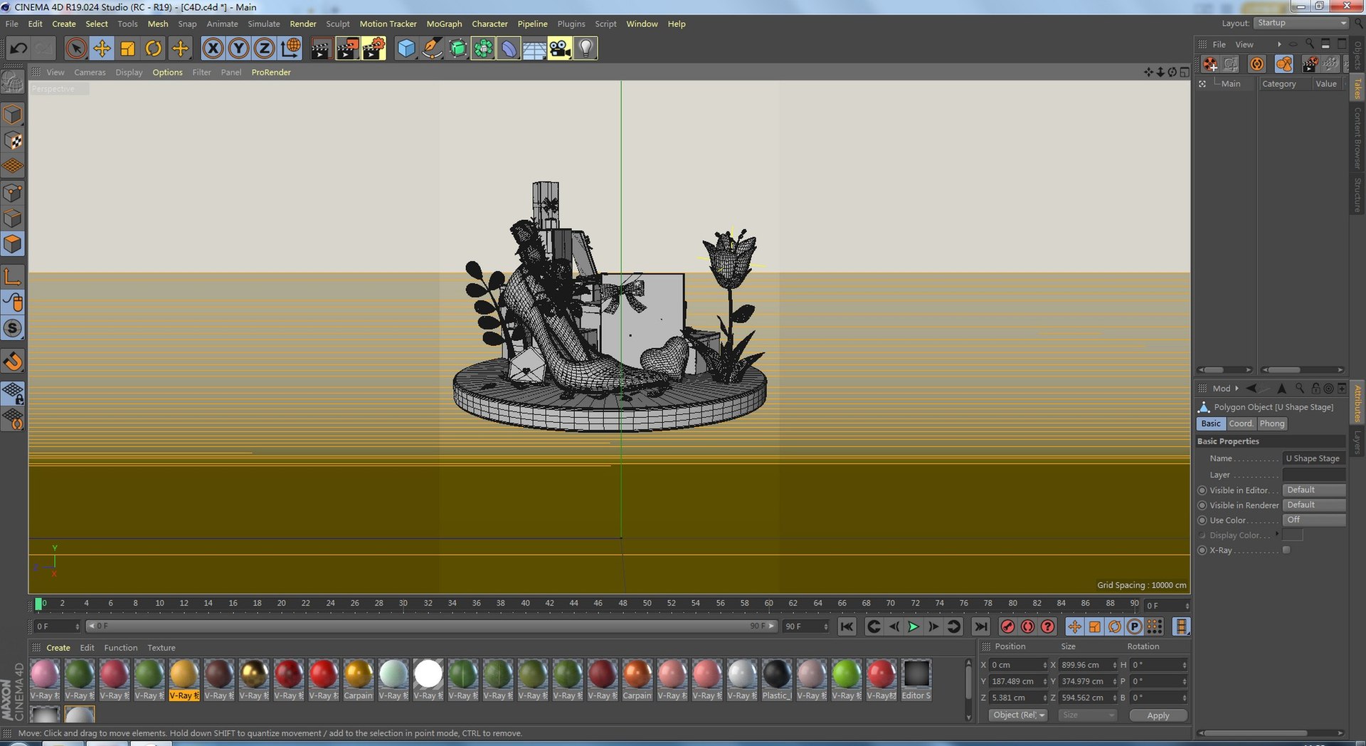 3D C4D Rose Heels - TurboSquid 2102056