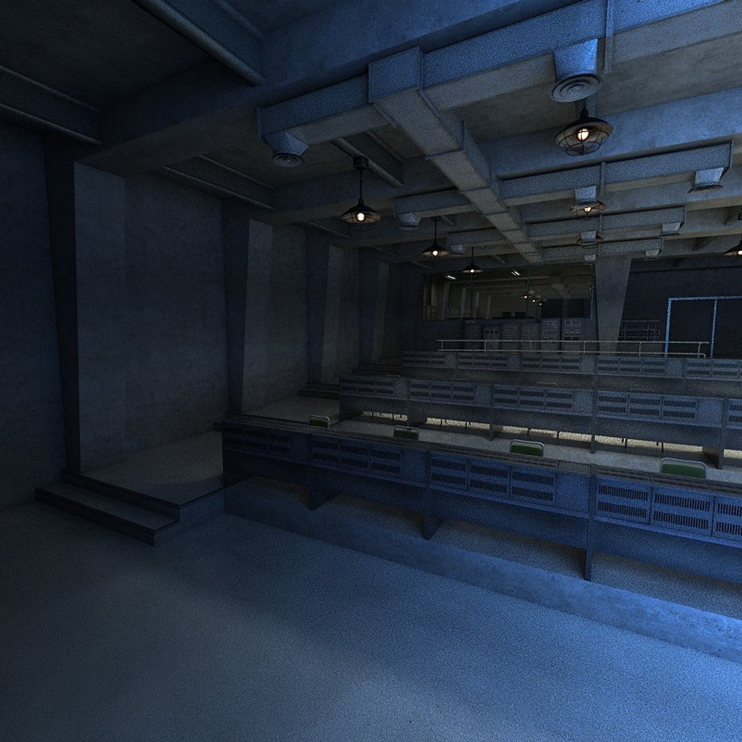 War operations control center 3D model - TurboSquid 1484472