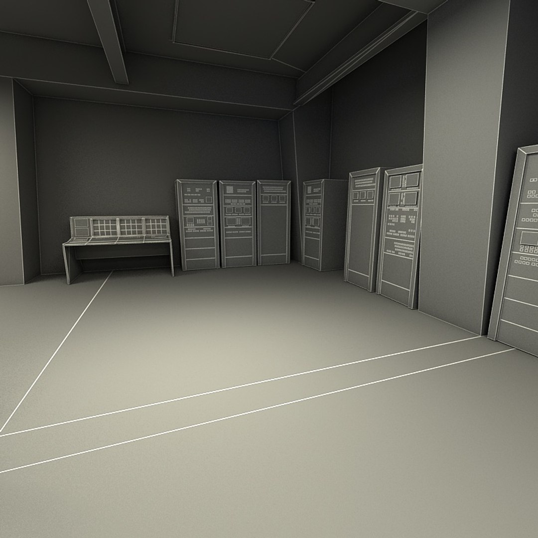 War operations control center 3D model - TurboSquid 1484472