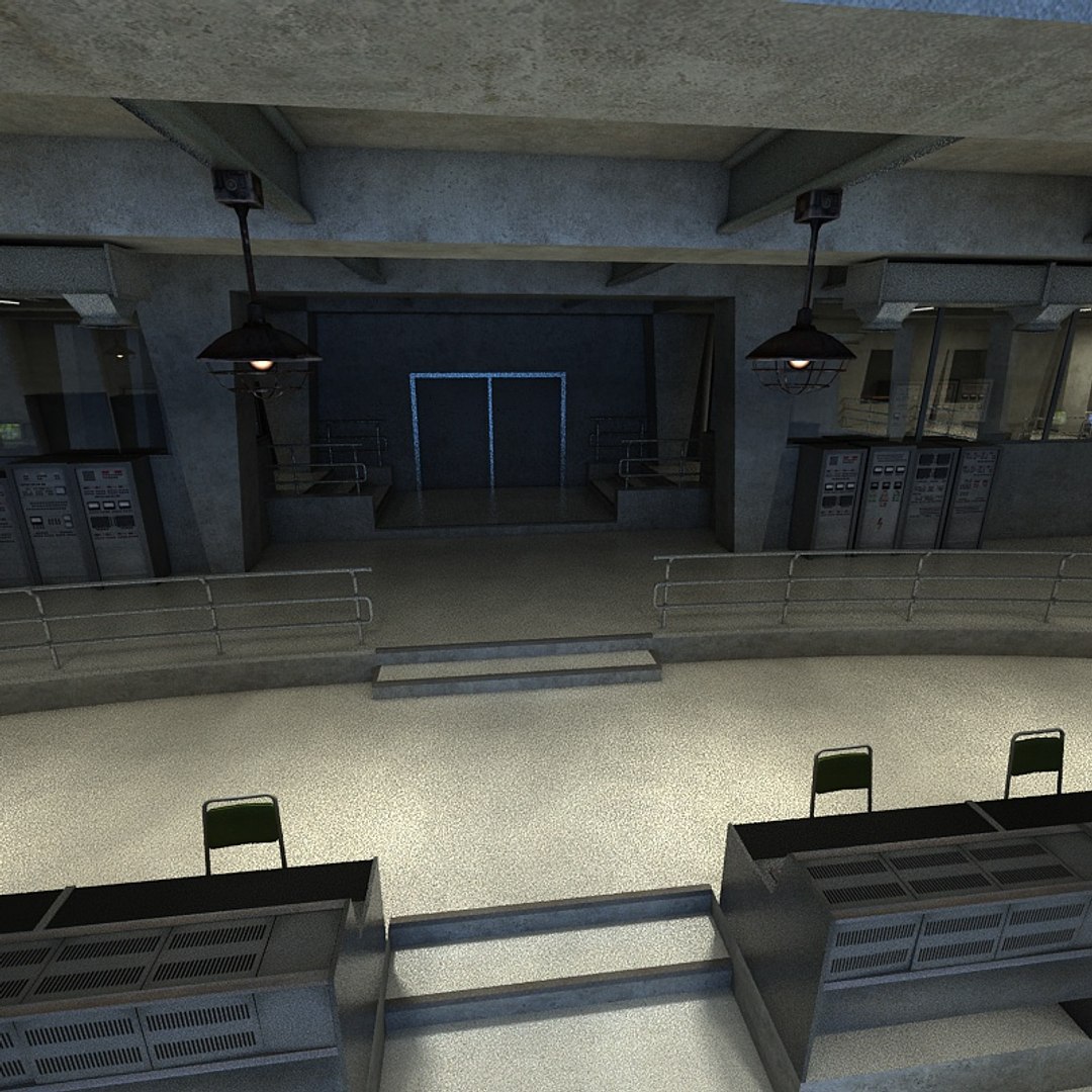 War operations control center 3D model - TurboSquid 1484472