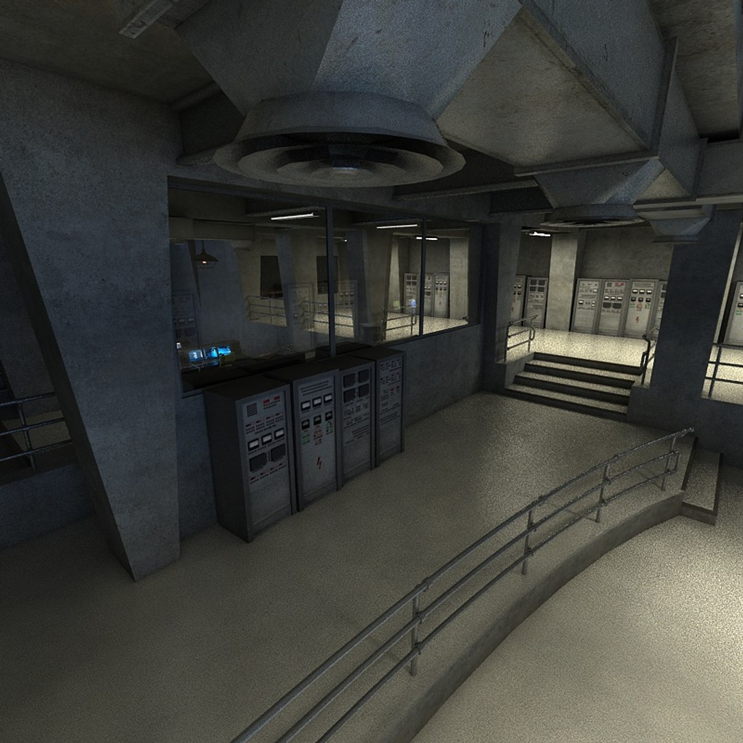 War operations control center 3D model - TurboSquid 1484472