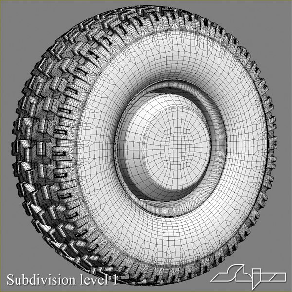 humvee wheel 3d max
