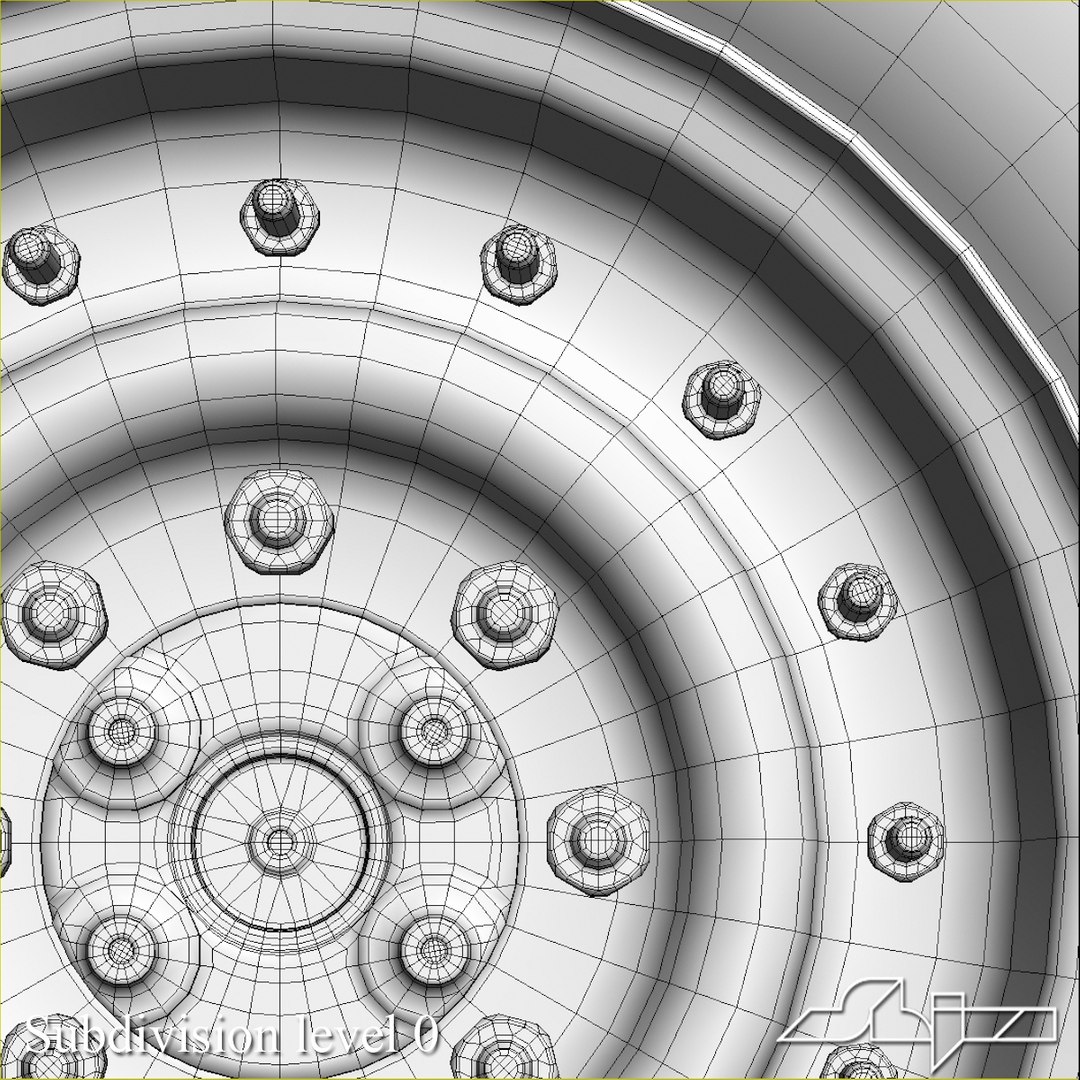 Humvee Wheel 3d Max