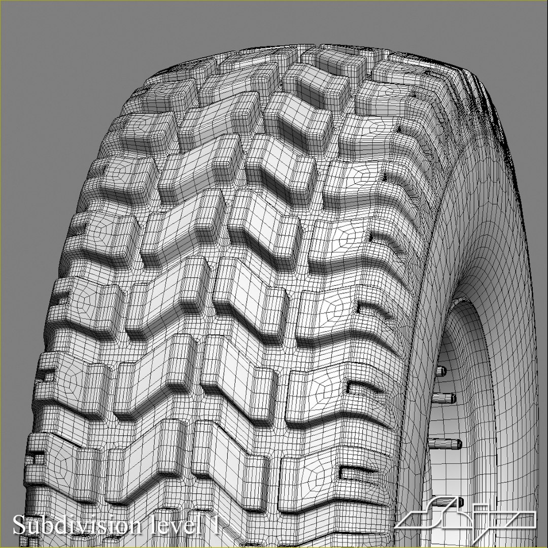 Humvee Wheel 3d Max