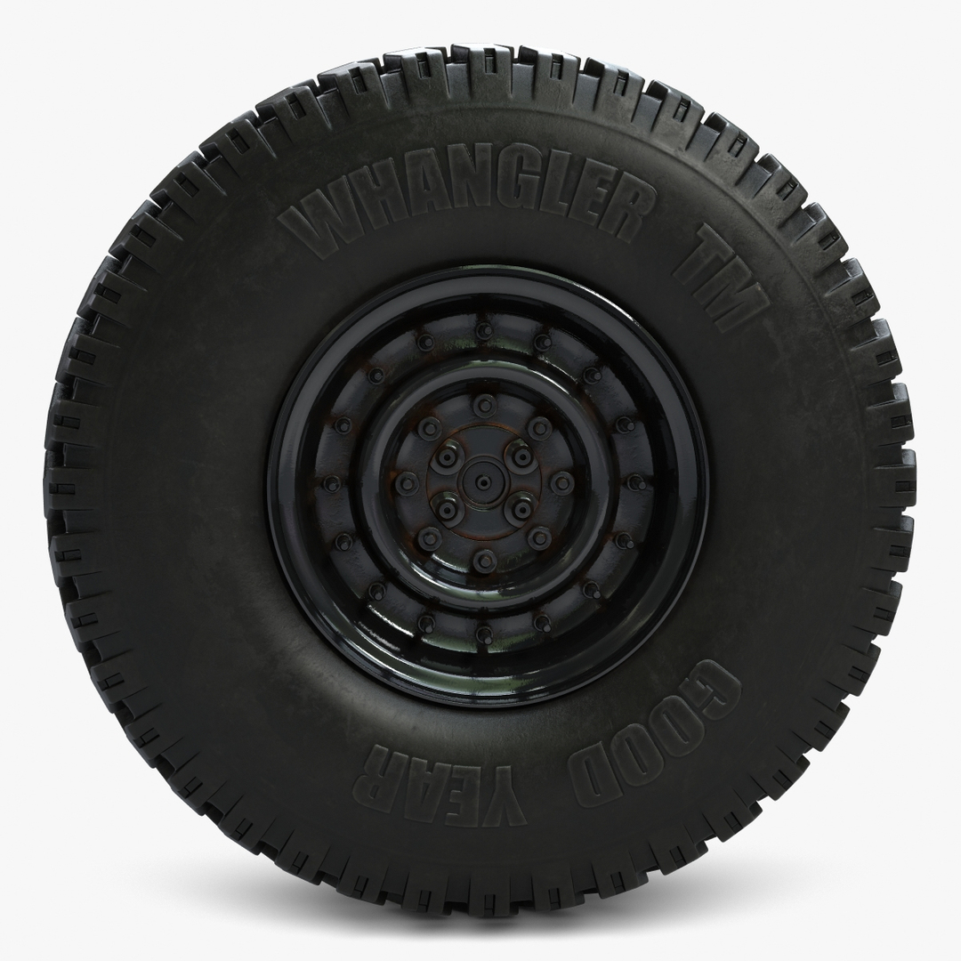 Humvee Wheel 3d Max