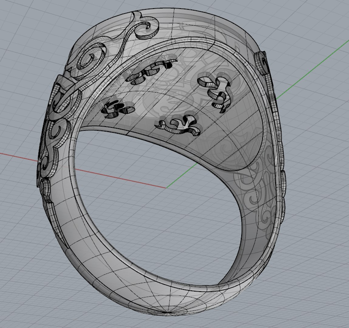 3D Model Signet Ring - TurboSquid 1490391