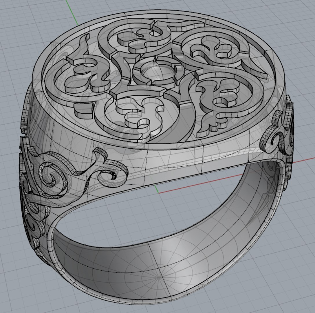 3D Model Signet Ring - TurboSquid 1490391
