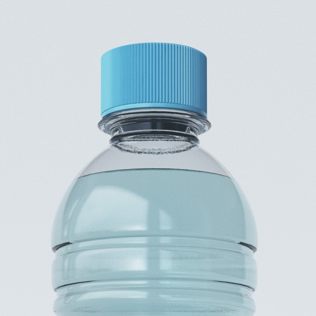 free water bottle 3d model