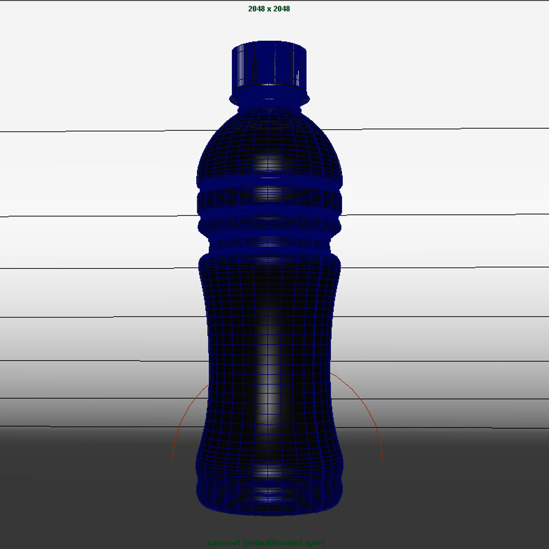 free water bottle 3d model