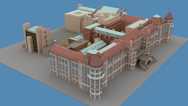 3D building museum city - TurboSquid 1666275
