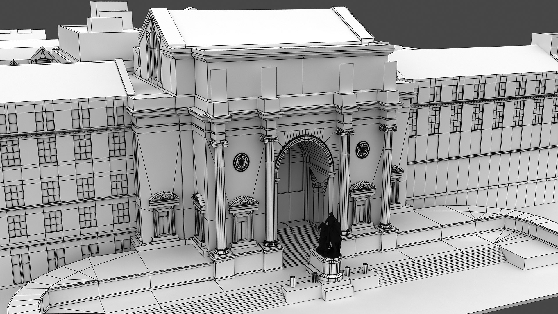 3D building museum city - TurboSquid 1666275